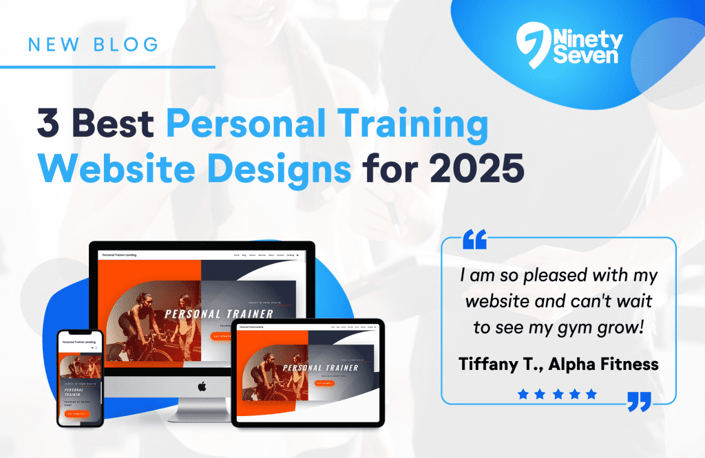 3 Best Personal Training Website Designs for 2025 - 97 Display